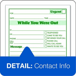 Adams Recycled While You Were Out Pad - ABF9711R - Shoplet.com