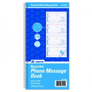 Adams Phone Message Book - ABFSC1154R - Shoplet.com