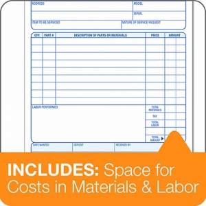 Adams Repair Order Book - ABFT5084 - Shoplet.com