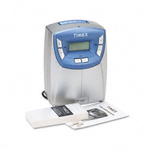 Acroprint T100 Timex Digital Automatic Time Clock - ACPT100 - Shoplet.com