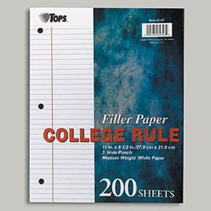 Tops Mediumweight 16-lb. Filler Paper - TOP62345 - Shoplet.com