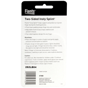 Flents Insty Splint Finger Splint, Two-Sided, 2 splints - AY97451 ...