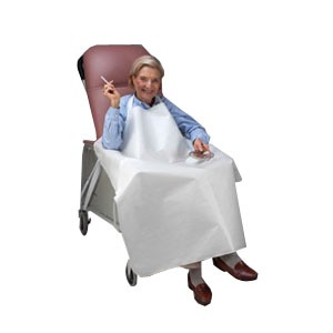 Alimed Inc Smoker's Apron 39" x 44", Blue, Flame Proof - AZZC906011 ...