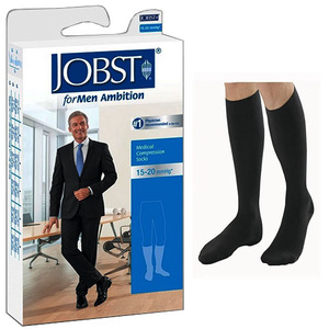 Bsn Jobst Ambition Knee-High, 15-20, Long, Black, Size 3 - BI7766002 ...