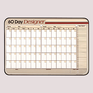 Visual organizer Designer Series Erasable 60-Day Planner Board with 4 ...
