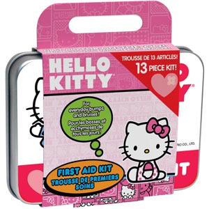 Cosrich Group Inc. Hello Kitty First Aid Kit, 13 Piece - COSHK5105C ...