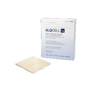 Integra Lifesciences Algicell Ag Antimicrobial Silver Dressing 4" x 8 ...