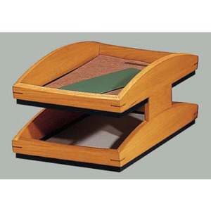 ELDON OFFICE PRODUCTS Executive Woodline II Front Loading Double Desk ...