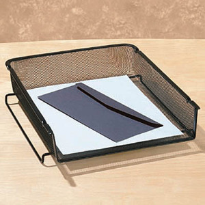 ELDON OFFICE PRODUCTS Expressions Wire Mesh Stackable Front Load Letter ...