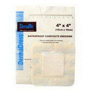 Dermarite DermaDress Waterproof Composite Dressing 6" x 6" - DM277 ...