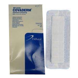 Deroyal Industries Inc Covaderm Adhesive Wound Dressing 4" x 8" with 2 ...