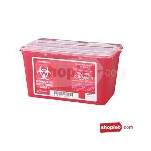 Unimed-midwest, inc. Biohazard Infectious Container for Sharp Objects ...