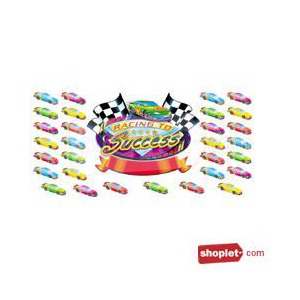 Trend enterprises Bulletin Board Set, 30 Race Cars, F/Kindergarten-3rd ...