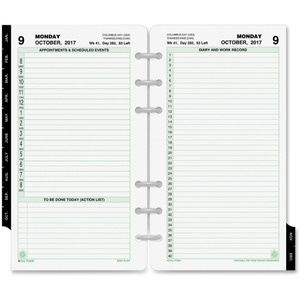 DAYTIMER'S INC. Day-Timer Appointment 2-page-per-day Reference Planner ...