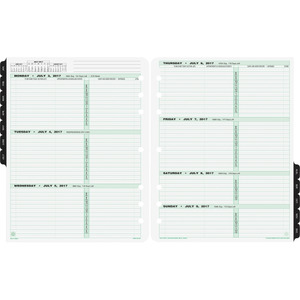 DAYTIMER'S INC. Day-Timer Original Planner Folio Size Refill - DTM93010 ...