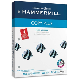 Hammermill Copy Plus 8.5x11 3-Hole Punched Inkjet Copy & Multipurpose ...