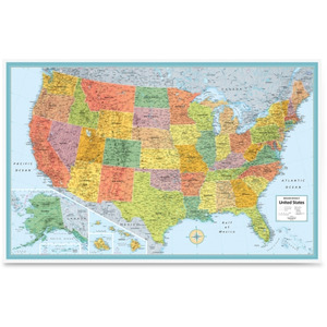 Rand McNally USA Wall Map - RAN528961004 - Shoplet.com