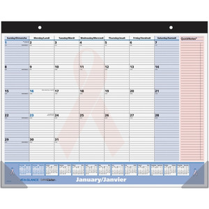 At-A-Glance QuickNotes Special Edition Monthly Desk Pad - AAGSKPN7000 ...