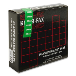 Kleer-Fax 1/5 Cut Hanging Folder Tabs - KLFKLE01423 - Shoplet.com