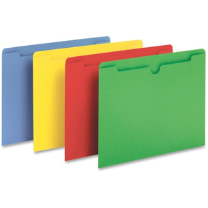 Globe-Weis Colored File Jacket - PFXB3010DTAST - Shoplet.com