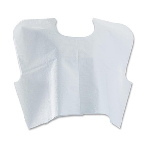 Medline Disposable White Patient Capes - MIINON24248 - Shoplet.com
