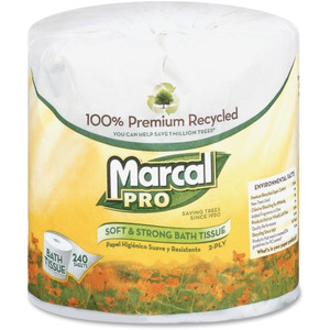Marcal Pro 100% Recycled Bathroom Tissue - MRC3001 - Shoplet.com