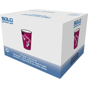 Dart Solo 8 oz Bistro Design Hot Cups - SCCOF8BI0041 - Shoplet.com