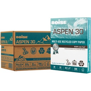 Boise ASPEN Laser Copy & Multipurpose Paper - 30% Recycled ...