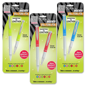 Zebra Pen Telescopic Expandable Ballpoint Pen - ZEB24302 - Shoplet.com