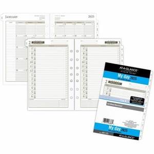 DAY RUNNER,INC. At-A-Glance Daily Planner One Page Per Day Refill ...