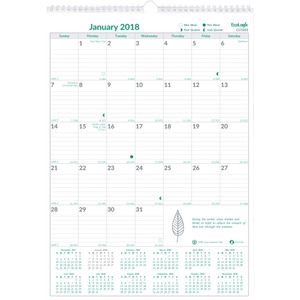 Dominion Blueline, Inc Brownline Ecologix Monthly Wall Calendar ...