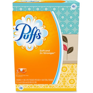 Procter & Gamble Professional Puffs Basic Facial Tissues - PGC87615CT ...