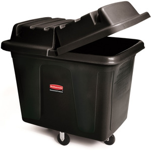 Rubbermaid Commercial 300-lb Capacity Cube Truck - RCP460800BK - Shoplet.com