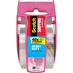 Scotch-brite Scotch Shipping Packaging Tape- Pink Dispenser - MMM142PC ...