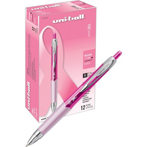 Uniball 207 Pink Ribbon Gel Pens - UBC1745267BX - Shoplet.com
