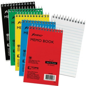 Ampad Topbound Memo Notebooks - TOP25093BD - Shoplet.com