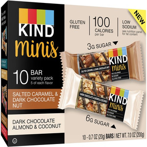 KIND Minis Snack Bar Variety Pack - KND26678 - Shoplet.com