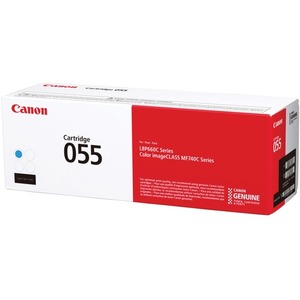 Canon 055 Original Laser Toner Cartridge - Cyan - 1 Each - CNMCRTDG055C ...