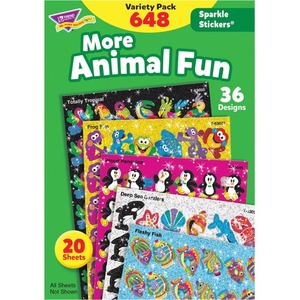 Trend Animal Fun Stickers Variety Pack - TEP63910 - Shoplet.com