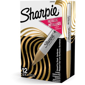 Sharpie Metallic Ink Chisel Tip Permanent Markers - SAN2089606 ...