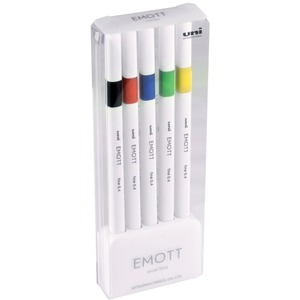 Uni-ball uni EMOTT Fine Line Marker Pens - UBC24828 - Shoplet.com