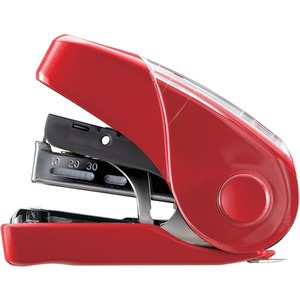 Max USA Corp MAX Flat Clinch Mini Stapler - MXBHD10FL3RD - Shoplet.com
