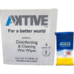 Banana Products, Llc Aktive Disinfecting/Cleaning Wipes - BPLAKWIPEX50 ...