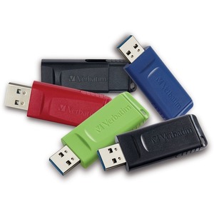 Verbatim 32GB Store 'n' Go USB Flash Drive - 5pk - Assorted - VER70897 ...