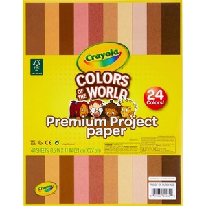 Crayola Colors of the World Construction Paper - CYO990091 - Shoplet.com
