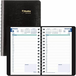 Blueline Plan and Link Daily Appointment Planner - REDC1504W81 ...