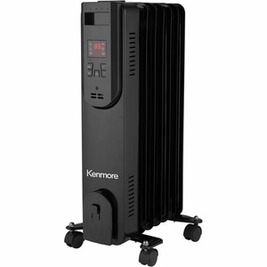 Kenmore 24" Oil-Filled Radiator Space Heater - ESMKM65019BK - Shoplet.com