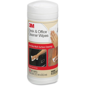 3M Desk & Office Cleaner Wipes - MMMCL563 - Shoplet.com