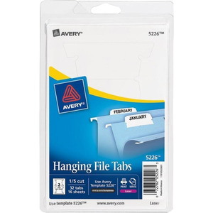 Avery Printable Hanging File Tab - AVE05226 - Shoplet.com