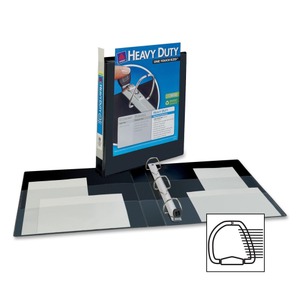 Avery Heavy-Duty View 3 Ring Binder, 1" One Touch EZD Rings, Black ...